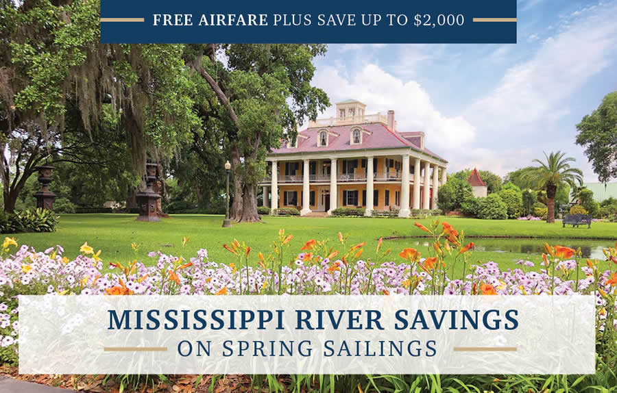 American Cruise Lines: Spectacular Spring Savings on the Mississippi