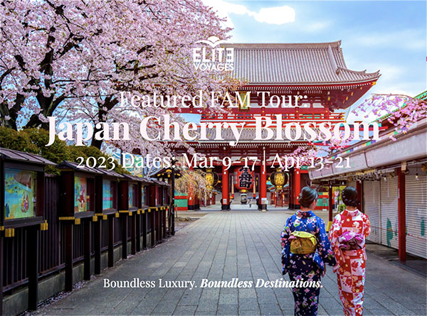 Japan Cherry Blossom FAM Tour 2023 With Air
