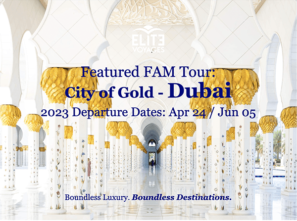 Dubai - City of Gold - FAM Trip 2023 Air Inclusive