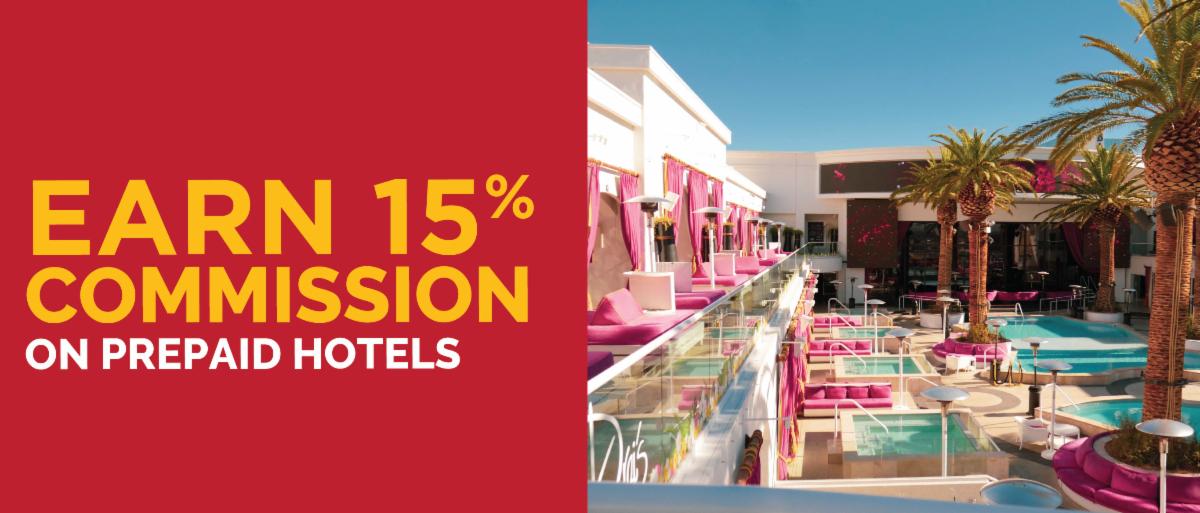 Special Offer for Travel Agents: Earn 15% Commission on Pre-Paid Hotel ...